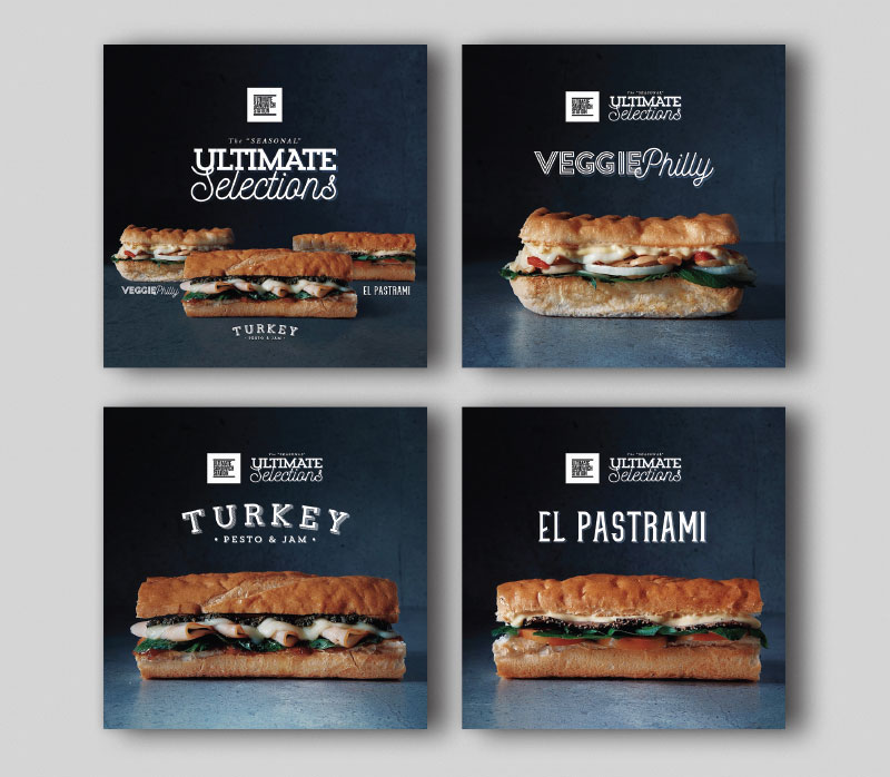 ACTIO CREATIVES — Ultimate Sandwich Station Logo Design and Branding